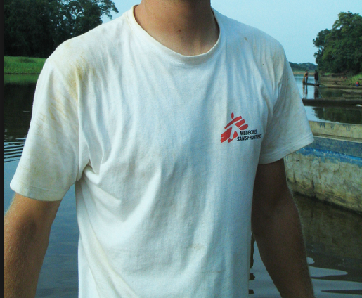 T-SHIRT MSF, coton, taille M, blanc | Unicat