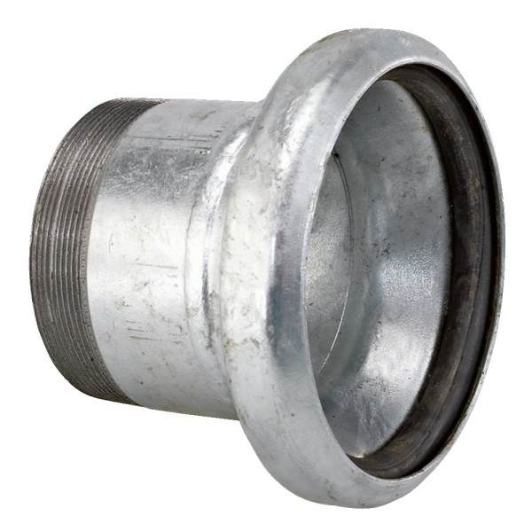 SPHERICAL COUPLING male threaded, galvanized, Ø 3", female | Unicat