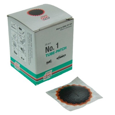 PATCHES (Tip-Top 5000043 No 1) rubber, Ø 35mm, round, 30 pcs | Unicat