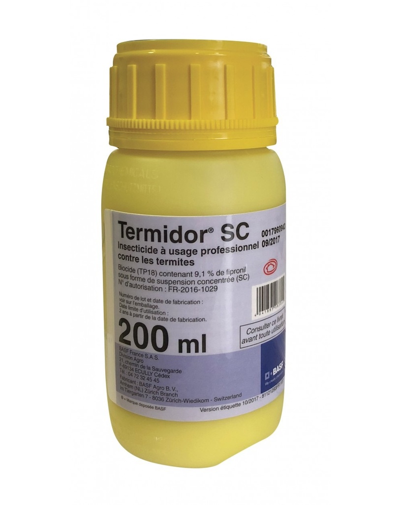 TERMITICIDE fipronil (Termidor 9SC) 9%, SC, flacon 200ml | Unicat