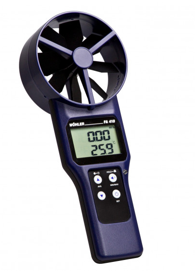 ANEMOMETER with fan (Wöhler FA410) basic | Unicat