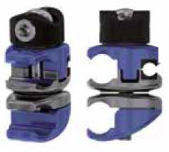 CLAMP, large, for Rod 12mm & Pin 6mm, blue 93010 | Unicat