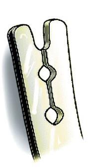 NEEDLE GAR, spring eye, 5/8, round, 50 mm, non ster. 498-03 | Unicat