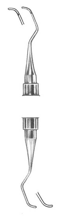 CURETTE, GRACEY, scaler, double end, P3-P4, 351-72-83 | Unicat