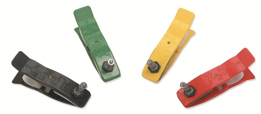 (ECG) CLIP ELECTRODES, adult, limb, set 4pcs/colors | Unicat