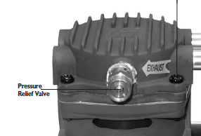 (conc. DeVilbiss 515/525KS) PRESSURE RELIEF VALVE 515ADZ-614 | Unicat