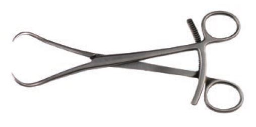 REPOSITIONING FORCEPS, with points, ratchet | Unicat