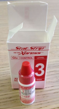 (glucometer Nova StatStrip) CONTROL SOL.high, 4ml vial 46949 | Unicat