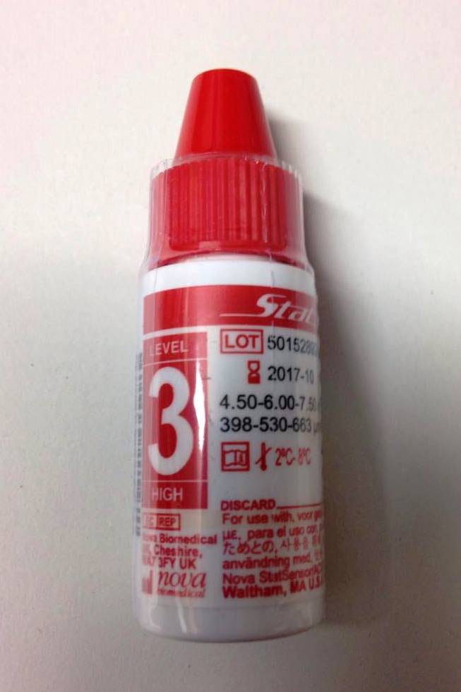 (créatinine Nova StatSensor) SOLUTION CONTROLE niv 3, 43923 | Unicat