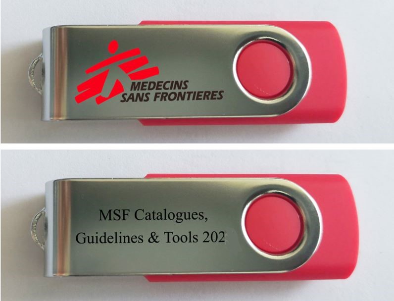 MSF catalogues, guidelines and tools, En/Fr, memory key | Unicat