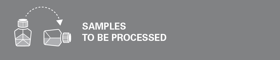 (MiniLab) STICKER module 1, sample prepa., 150x30mm, EN | Unicat