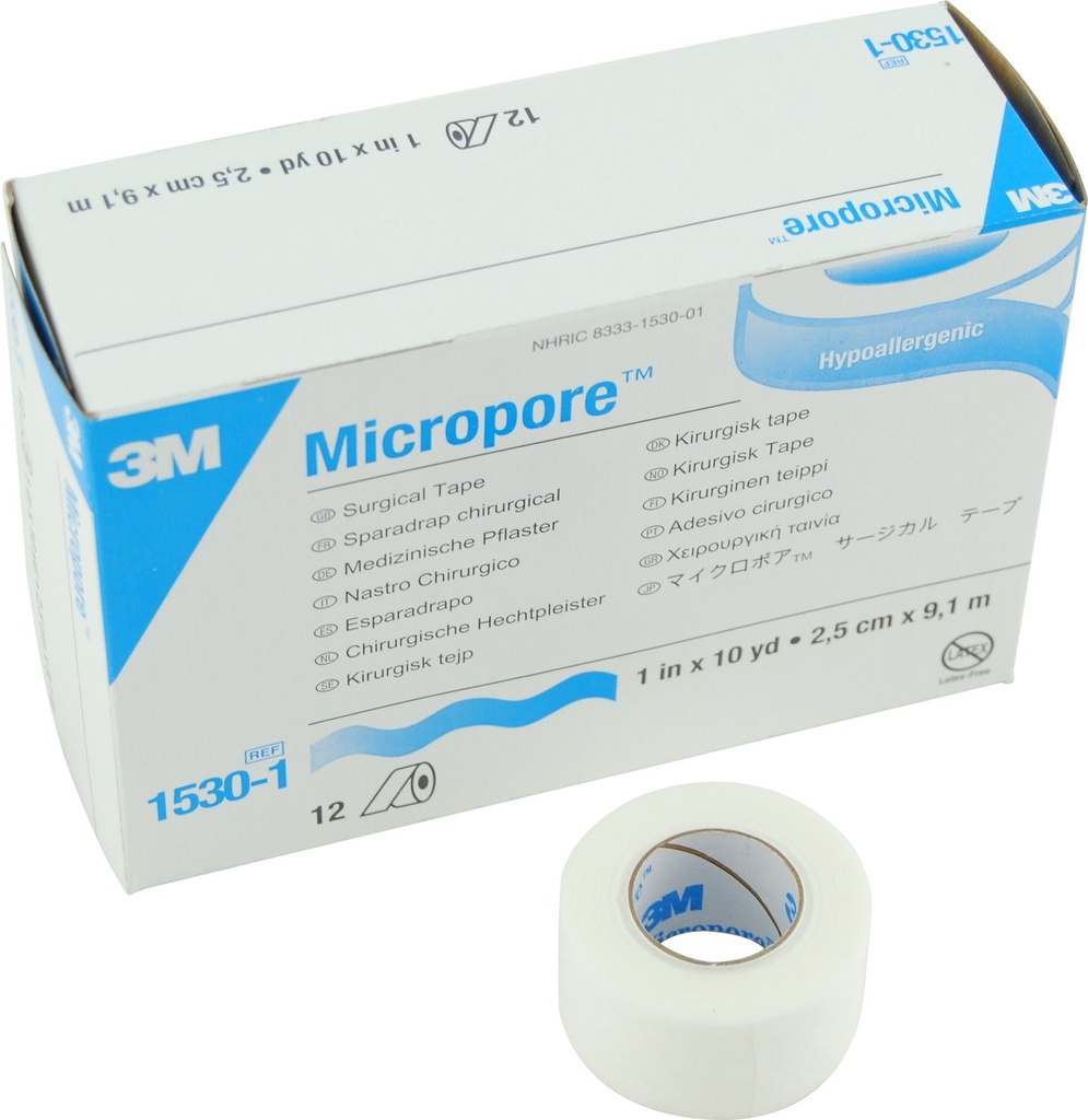 ADHESIVE TAPE non woven hypoallergenic 2.5cm x 10m